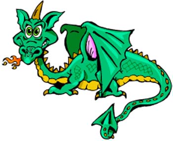 Fun2draw Green Dragon